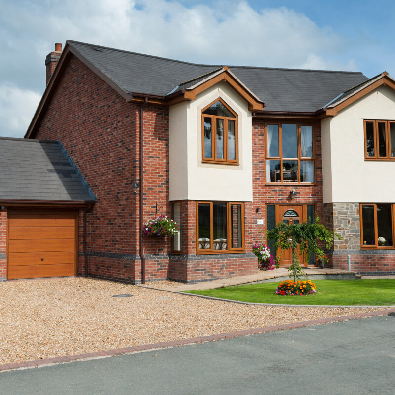 Oak UPVC Windows | Golden Oak Woodgrain Windows from Joedan Windows & Doors