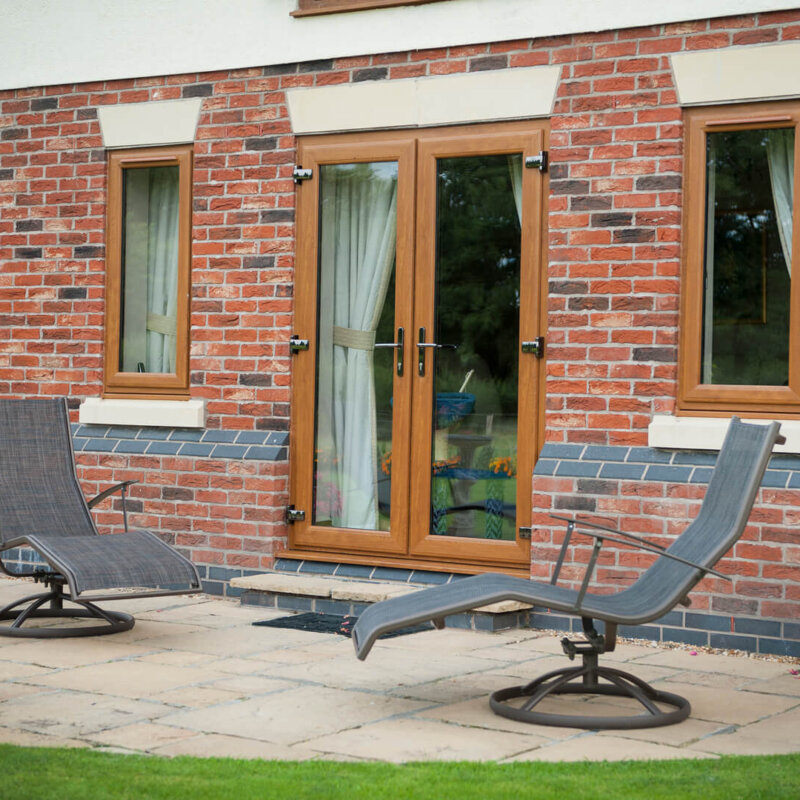 Oak UPVC Windows | Golden Oak Woodgrain Windows from Joedan Windows & Doors
