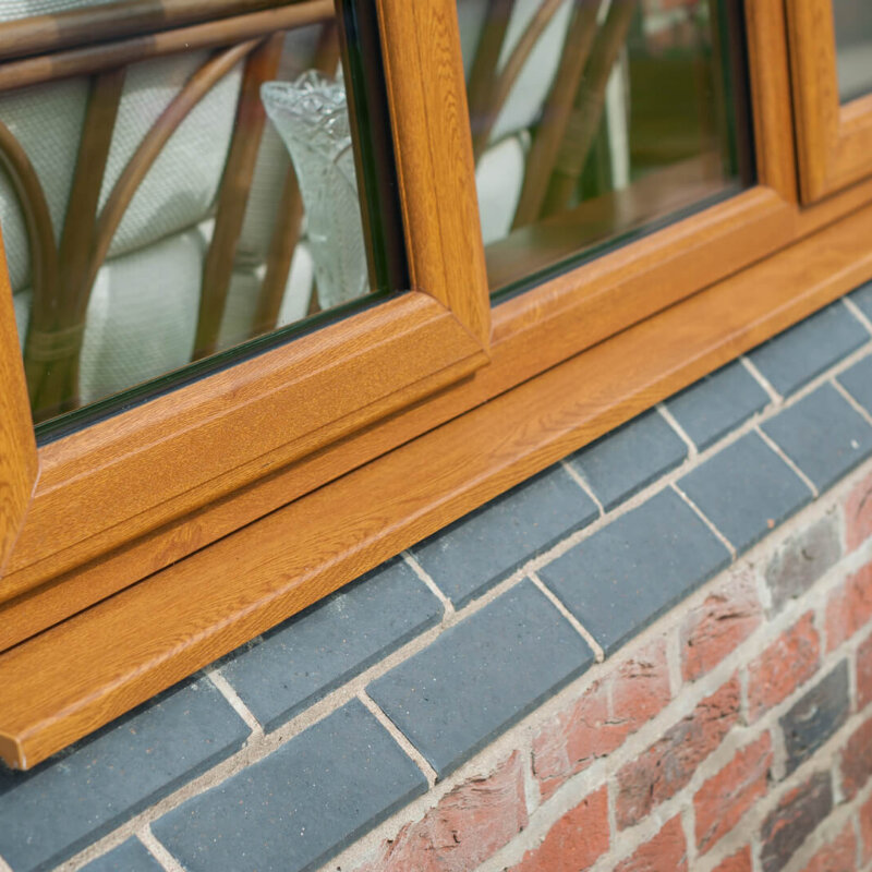 Oak UPVC Windows | Golden Oak Woodgrain Windows from Joedan Windows & Doors