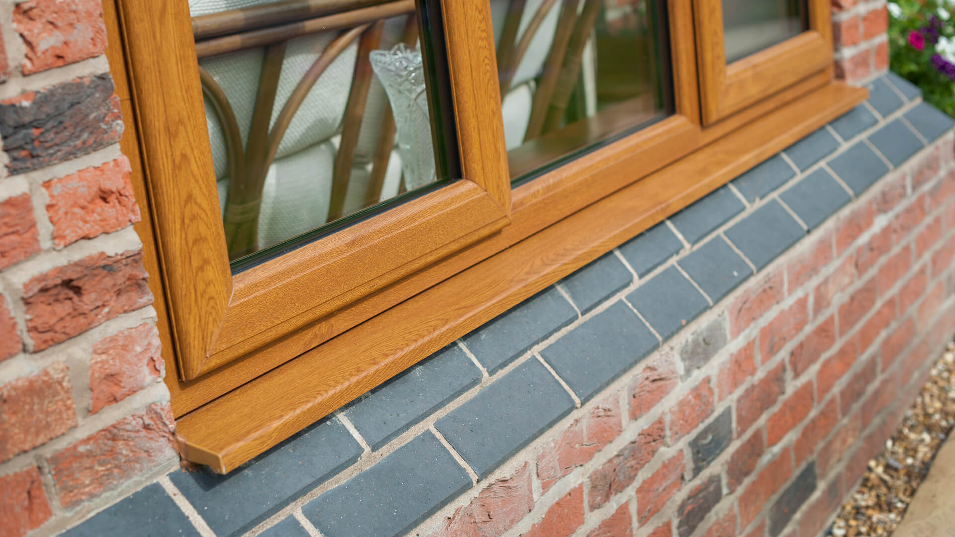 Oak UPVC Windows | Golden Oak Woodgrain Windows from Joedan Windows & Doors
